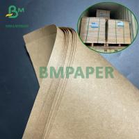 China BM Supply 70gsm 75gsm Semi Extensible Kraft Paper Brown For Packing Cement for sale