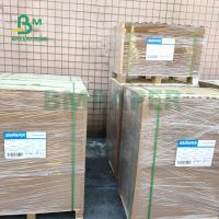 China 250gsm - 400gsm Virgin Brown Kraft Paper For Fast Food Boxes Good Strength for sale