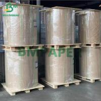 China Extensible Brown Kraft Paper Rolls For Rice Sack Kraft 70g 80g 85g 100g 120g for sale