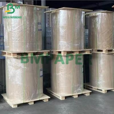 China Extensible Brown Kraft Paper Rolls For Rice Sack Kraft 70g 80g 85g 100g 120g for sale