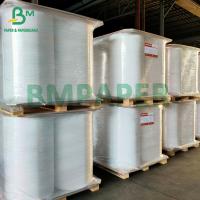 China Food Safe 24gsm Straw Wrap Paper White Color 27mm X 6000 Meters Rolls for sale
