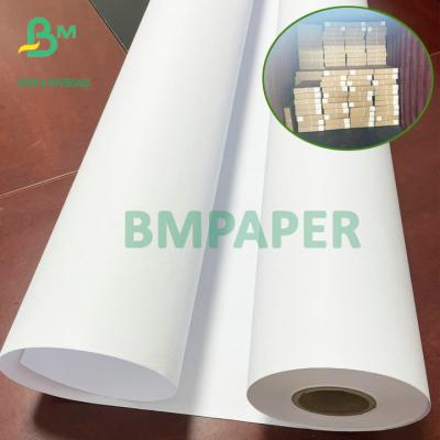 China Premium Bond Paper Roll 80gr Engineering Plotting 24'' 36'' For HP Inkjet Printer for sale
