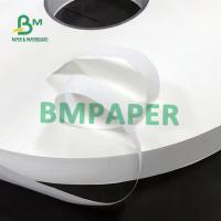 China 24gsm 28gsm Toothpick Wrapping Paper Roll 10pics Per Carton Virgin Pulp White Roles for sale