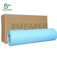 China 80gsm Blue Digital Paper For Engineering Drawing 20'' 24'' X 50yards 2 Inch Core for sale