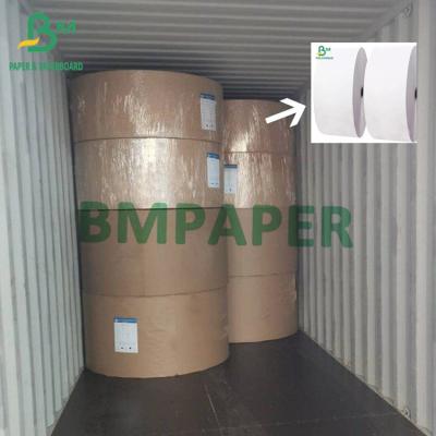 China 70gsm 55gsm 48gsm Thermal Printing Paper Black Display 790mm White Roll for sale