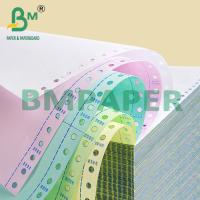 China 8.5 x 11 Inch White Pink NCR Carbonless Copy Paper For Dot Matrix Printers for sale