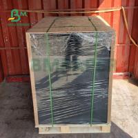 China 150gsm 200gsm Black Kraft Paper Board For Gift Packing 70 x 100cm Good Stiffness for sale