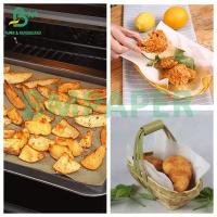 China Food Grade Biodegradable Greaseproof Baking Silicone Oil Food Wrapping Paper for sale