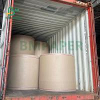 China Kraft Semi Extensible Paper 70 Gsm For Mortar Packaging Width 102cm Core 76mm for sale