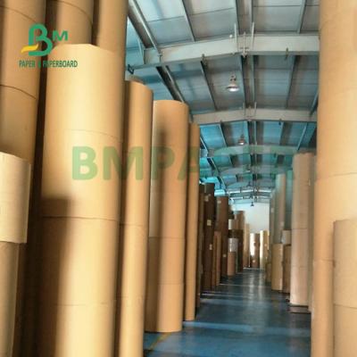 China 70gsm Brown natural kraft paper roll For Gift Wrapping 48'' 60'' X 6000'' Long for sale