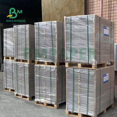 China 900gsm One Face Uncoated White Offset Cardboard Grey Back For Ring Binders for sale