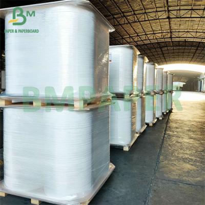 China 28gsm 24gsm Food grade White Straw Wrapping Paper 30mm 44mm for sale