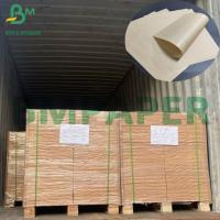China 50g MG Brown Kraft Paper One Side Glossy Food Grade Craft Paper for sale