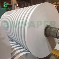 China 24g 28g Drink Straw Wrap Paper 24mm 25mm Width Support Printing for sale