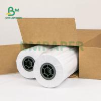 China 100gsm 150gsm Matt Coated CAD Plotter Paper Roll 24'' 36'' X 300ft Dye Ink for sale