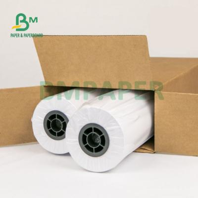 China 100gsm 150gsm Matt Coated CAD Plotter Paper Roll 24'' 36'' X 300ft Dye Ink for sale