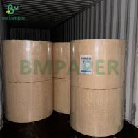 China 50gsm Brown Kraft Paper For Flour Packaging Bag 715mm High Bursting Strength for sale
