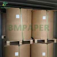 China 50gsm 60gsm Virgin Brown Kraft Paper Rolls For Dividers 100cms Width for sale