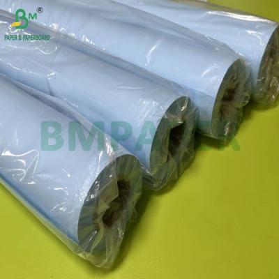 China Smooth Wide Format Inkjet Printing 80g Blueprint Graph Paper 880mm X 50 Yards for sale
