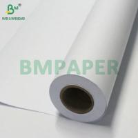 China 24'' X 300ft 2'' Core Inkjet Paper Bond Roll For Printing Layout Plan for sale