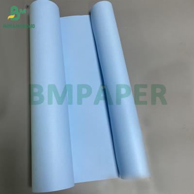 China 80g Double Sides Blue Plotter Paper CAD Printer Rolls 20