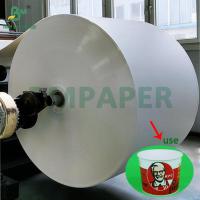 China 280gsm + 15g PE Coated One Side White Bowl Cardboard For Fried Chicken for sale