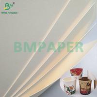 China 260gsm+18PE Matte Coated Food Oilproof Paper For Making Disposable Paper Cups And Bowls for sale
