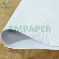 China 2ply 3ply White Corrugated Board 100g + 100g + 100g E F Flute For Package Box for sale