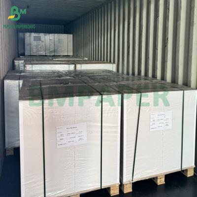 China 250gsm 12pt C2S Gloss Cover Paper White Printing Board 88×66cm 70x100cm for sale