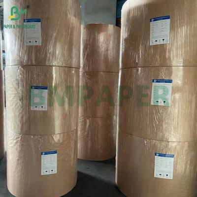 China 120gsm Food Contact Approved Bleached White Kraft Paper Roll Custom Width for sale