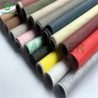 China 147cm Reel Width 0.55mm Sewable PU Tyvek Paper For Women Bags for sale