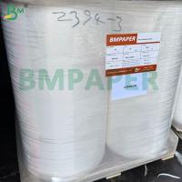 China Custom Logo Printed Biodegradable 28gsm White Food-Grade Straw Wrap Paper For Individual Drinking Straw Packaging for sale