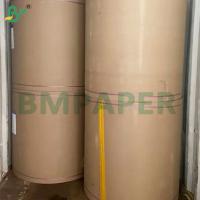 China Eco-Friendly Unbleached Striped Kraft Paper Rolls For Flower Packing for sale