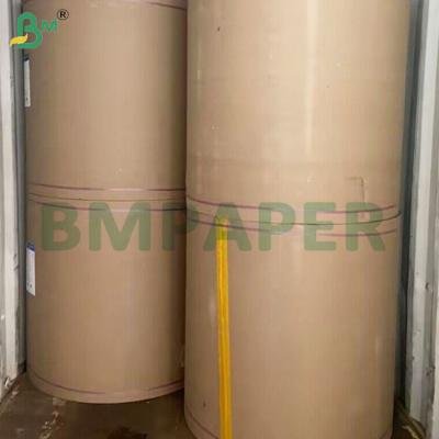 China Eco-Friendly Unbleached Striped Kraft Paper Rolls For Flower Packing for sale