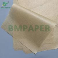 China 30gsm 40gsm Brown Baking Parchment Paper Double Side Silicone Jumbo Roll for sale