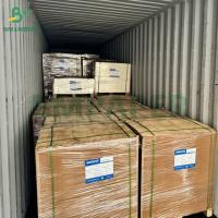 China 60gsm 70gsm 70x 100cm Brown Coated 1 Side Ribbed Kraft Paper For Food Wrap Bags for sale