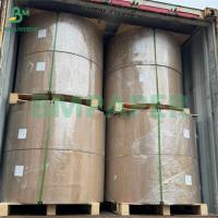 China 40gsm MG Red Wax Striped Kraft Paper For Pears And Other Fruit Packing for sale