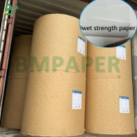 China 61cm Width  68gsm 70gsm High Wet Strength paper For Drinking Bottle Labels for sale