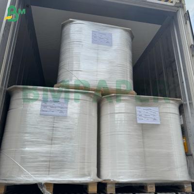 China 26g 28g Food Grade White Chopstick Wrapping Paper 22mm-1090mm Rolls for sale