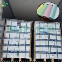 China 60gsm 65gsm Carbonless Copy Paper 8.5 X 11inch CFB CF Canary Color CCP Paper for sale
