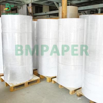 China Black Image 55gsm 65gsm 75gsm 80gsm Top Coated Thermal Paper Jumbo Roll for sale