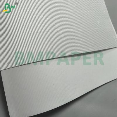 China Single - Face Corrugated Paper White Color For Packaging Cushioning for sale