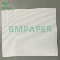 China Food Grade Single-layer White Corrugated Board 100g + 100g E F Flute For Piza Box for sale