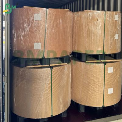 China 75gsm 80gsm Brown Durable Cement Kraft Paper For Package Bags 70cm 80cm for sale