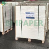 China 400g White Blister Card Stock Brown Back Duplex For Toothbrush Packaging 70x100cm for sale