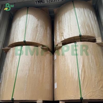 China 65gsm Red Good Tensile Strength Stripped Kraft Paper Sheets for sale