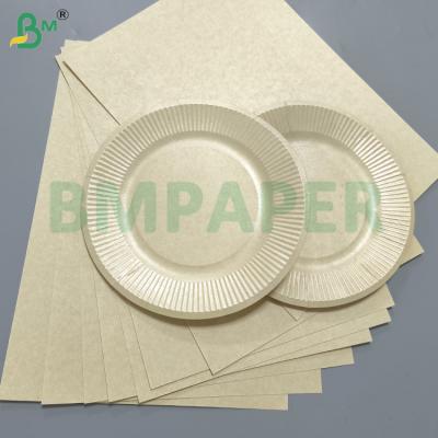 China Grease Resistant Paper Plate Paper Material PET Coating Soak Proof for sale
