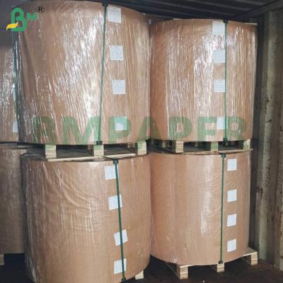 China 75g 95g Natural Kraft Paper Rolls for Envelopes Document Folder for sale
