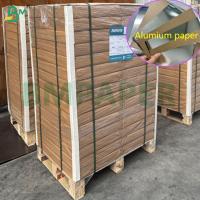 China 200gram 250gram Back Kraft Laminated Aluminum Paper To Package Dry Goods 70 x 100cm for sale