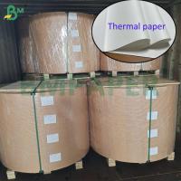 China 60gsm 70gsm 71cm 72cm Top Coated White Thermal Paper For Tickets for sale